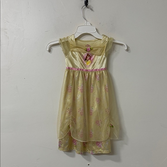 Disney | Pajamas | Disney Yellow Princess Belle Nightgown For Kids ...